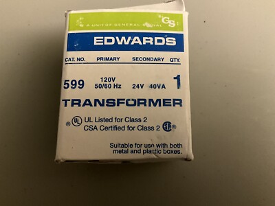 EDWARDS 590 TRANSFORMER 120V PRIMARY/10V SECONDARY - New In Box | eBay