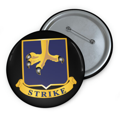 Custom Pin Buttons - Army - 502nd Infantry Regt - DUI wo txt | eBay