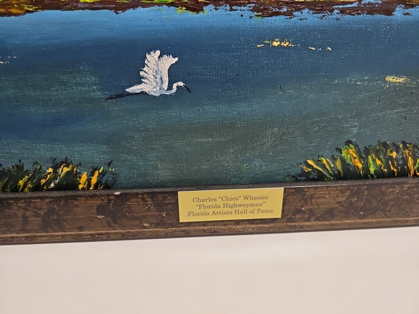 Florida Highwaymen *ORIGINAL* Charles "Chico" Wheeler painting 16 x 20 ...