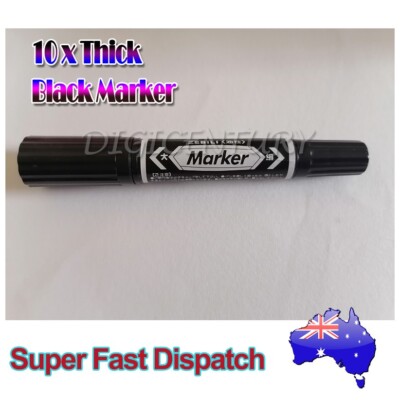 10x Black Dual-Tip Tattoo Thick Marker Piercing Marking Pen | eBay ...