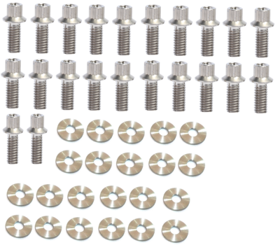 TITANIUM BIG BLOCK OIL PAN BOLT KIT | eBay