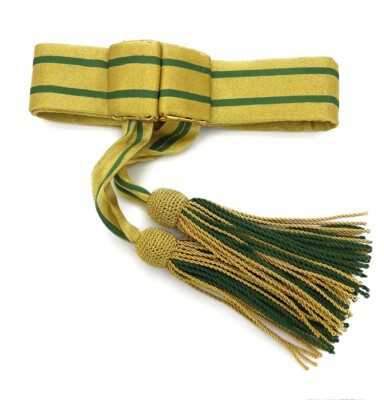 Sash Army Military Sash Waist Belt Ceremonial Sash Gold Green R1805 | eBay