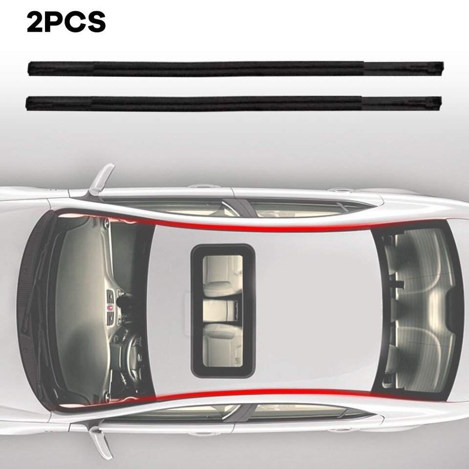 2x Roof Drip Molding Trim For 2007-2011 Toyota Yaris Hatchback 75551 ...