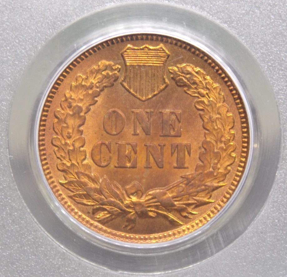 1903 Indian Head Cent Penny 1c PCGS MS64 RD #323 *RED* Unc BU ...