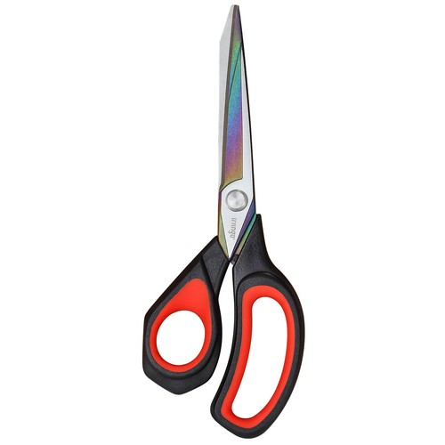 Left Handed Fabric Scissors - 9.5 inch Sharp Titanium Coated Stainless ...