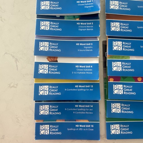 Set of 28 2024 Really Great Reading HD Word Decodables Booklets ...
