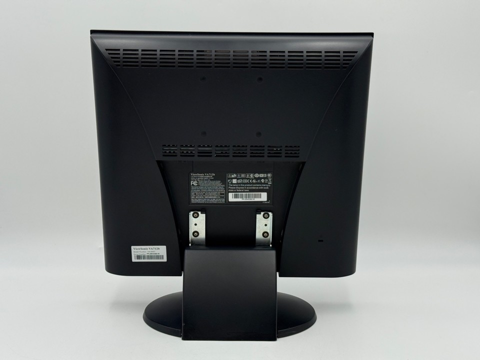 ViewSonic VA712b 17" LCD Computer Monitor VGA/DVI Retro Gaming Tested ...