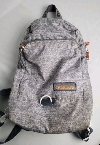 Adidas Backpack Unisex Gray Small Light Day Pack RN#90288 Bag | eBay