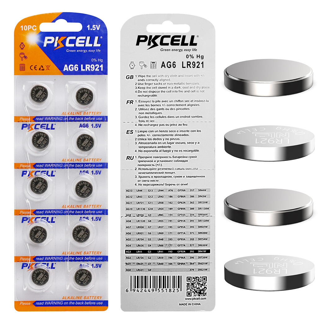 10-500X lot AG6 SR920SW 371 370 LR920 LR921 1.5V Button Cell Watch Toy ...