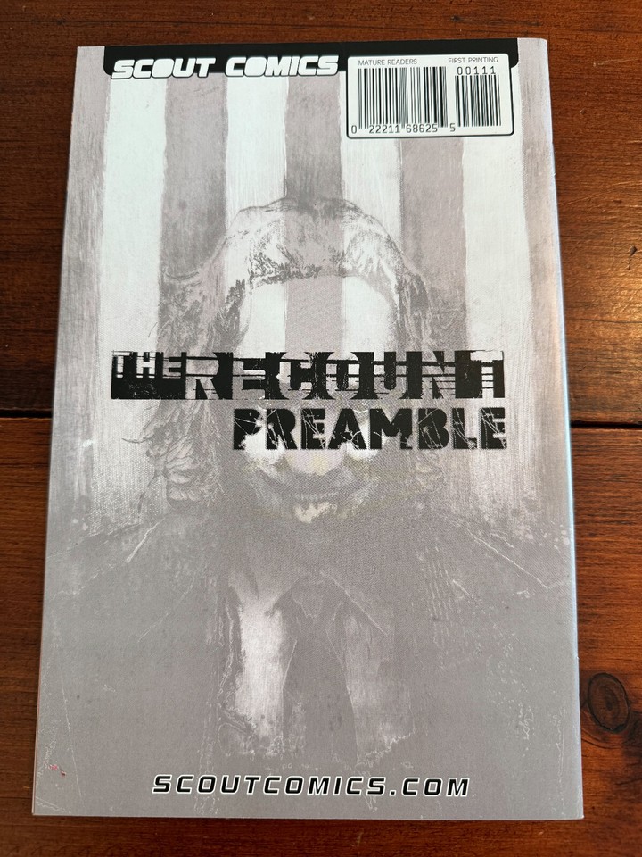 The Recount Preamble #1 One-Shot Cover A Gil Lopez Scout Comics-2022 ...