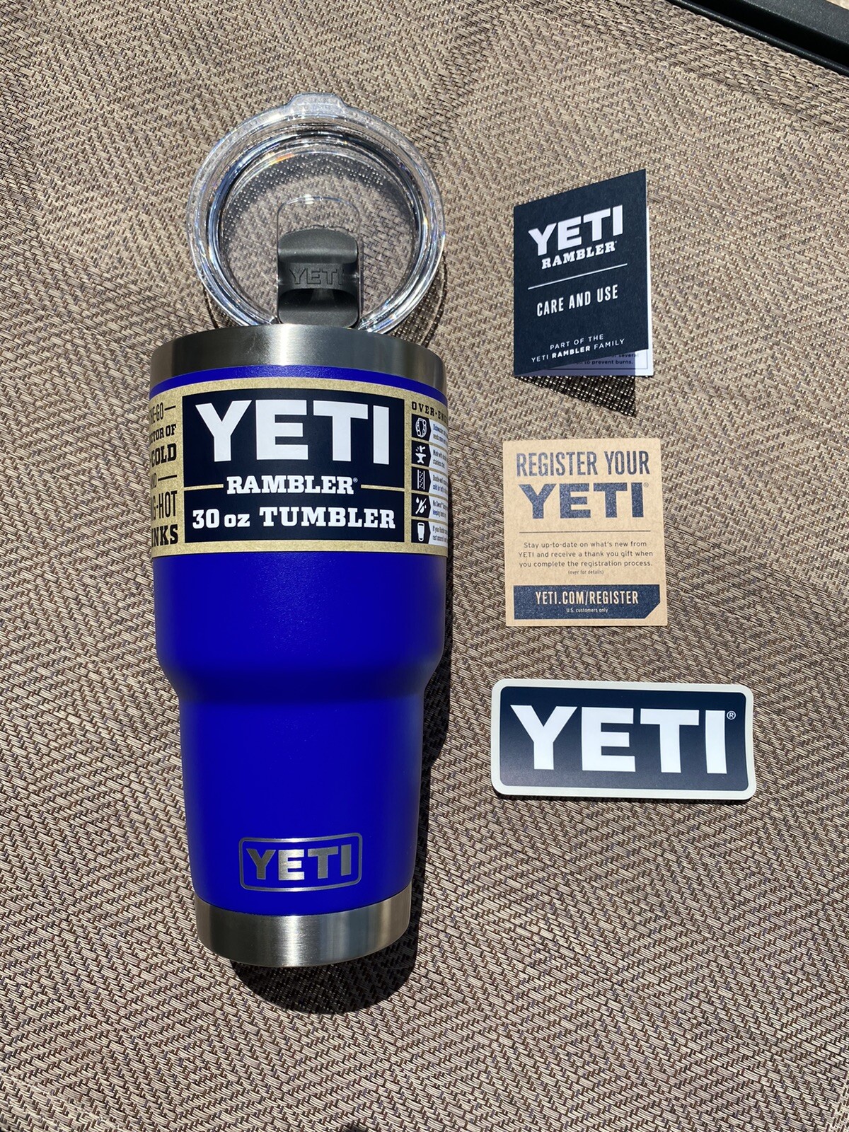 YETI Rambler 30 oz Tumbler w/ Magslider Lid Offshore Blue-Limited ...
