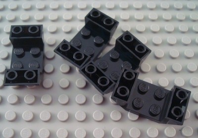 New LEGO Lot of 4 Black 2x4 Double Inverted Cockpit Slopes | eBay