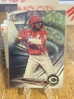2022 Bowman Platinum Baseball- Jay Allen-Ice Foil- Cincinnati Reds-OF ...