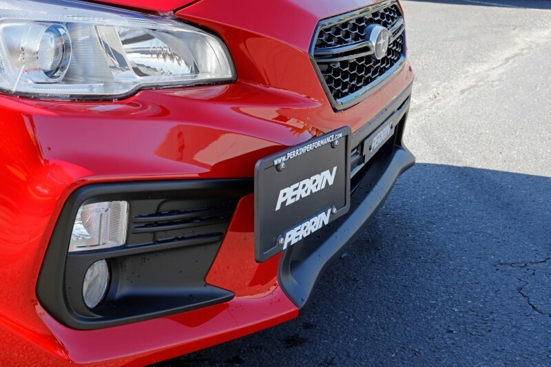 Perrin Front License Plate Relocate Kit for 2018-2019 Subaru WRX/STI ...