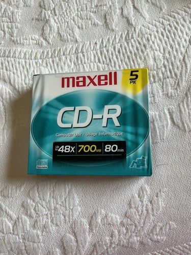 Maxell CD-R Computer Use 700 MB 80 Min Discs 10 Pack New Up To 48X | eBay
