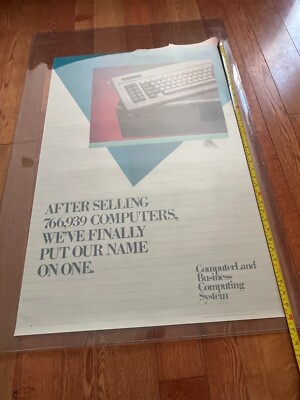 VINTAGE 1986 IBM COMPUTERLAND COMPUTER ADVERTISING POSTER 36 X 24 | eBay
