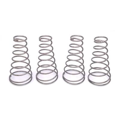 4pcs Wire dia 2mm Steel Coil Conical Helical Compression Spring Length ...