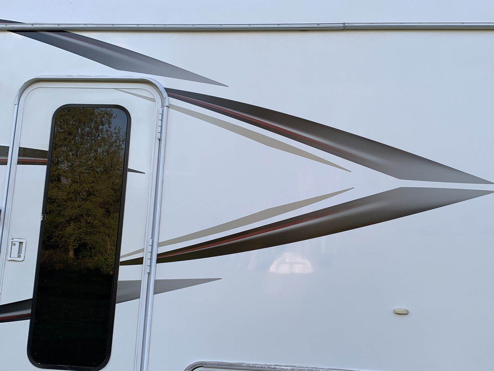 MOTORHOME CLASS C/A DIESEL PUSHER BUS RV DECALS GRAPHICS BLACK GRAY ...