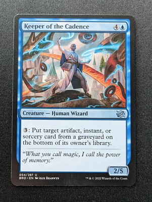 Magic the Gathering KEEPER OF THE CADENCE The Brothers' War #54 | eBay