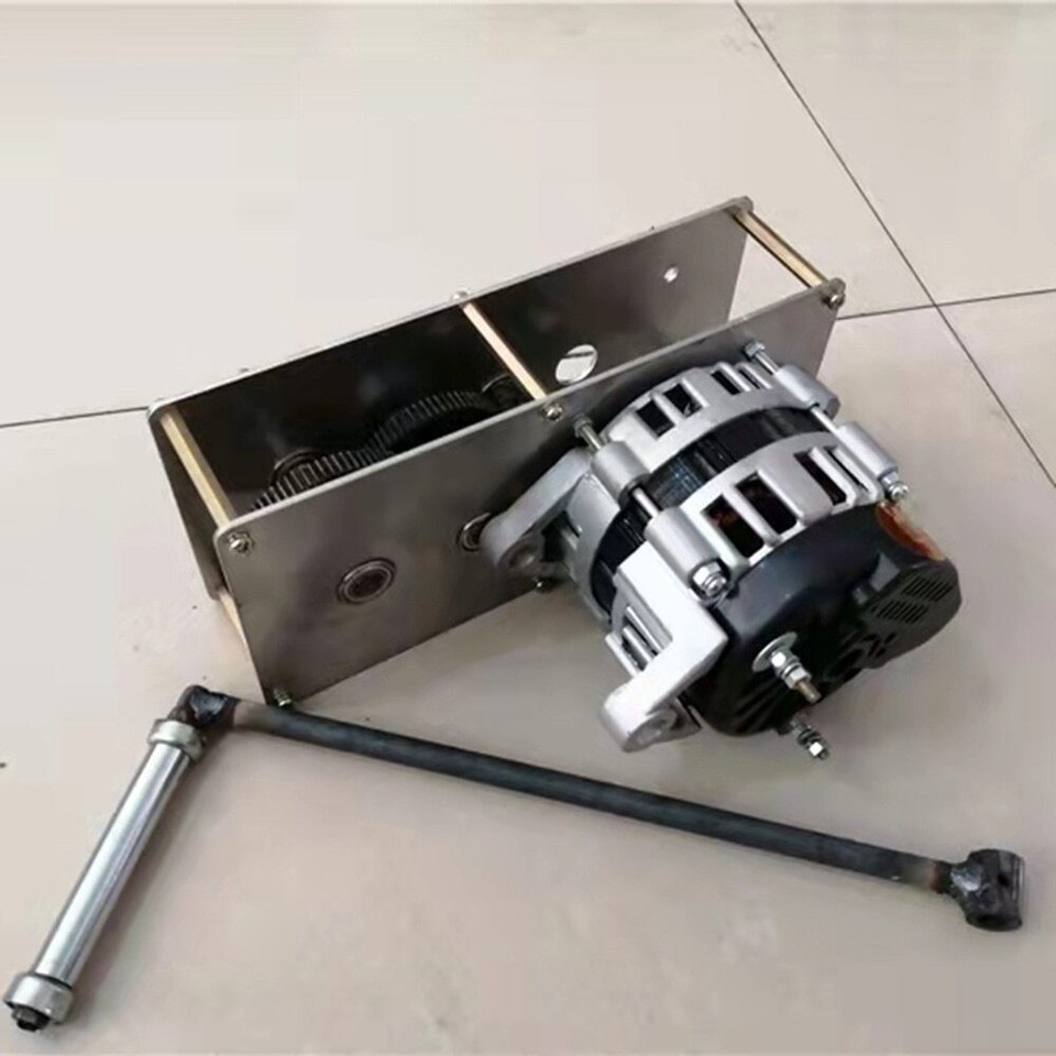 Hand-crank Generator Speed-increasing Gearbox 220V 1500W Permanent ...
