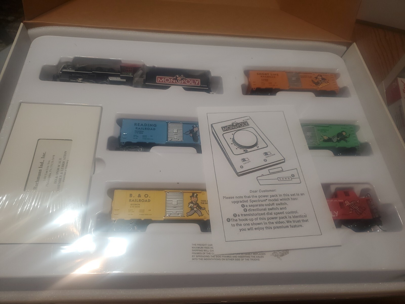 Vintage Bachmann Collectors Edition Monopoly Train Set NEW | eBay
