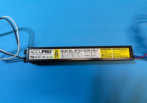 Accupro T8 Ap-rc-232ip-120-1 120v Instant Start Electronic Ballast for ...