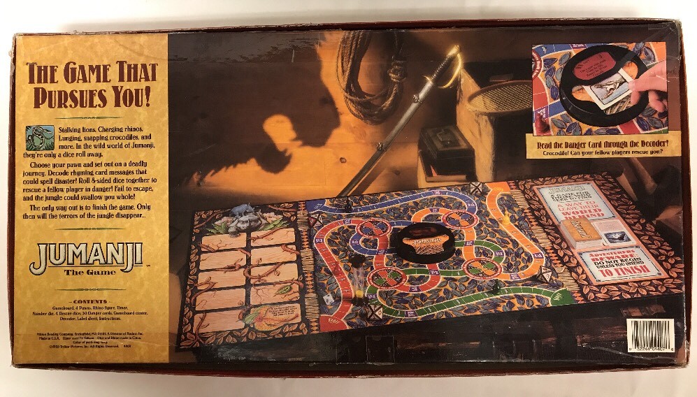 JUMANJI Board Game 1995 Original Vintage 100% COMPLETE | eBay
