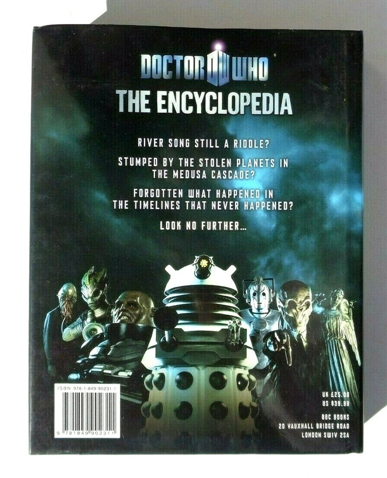 Doctor Who Encyclopedia (New Edition) by Gary Russell (2011, Hardcover ...