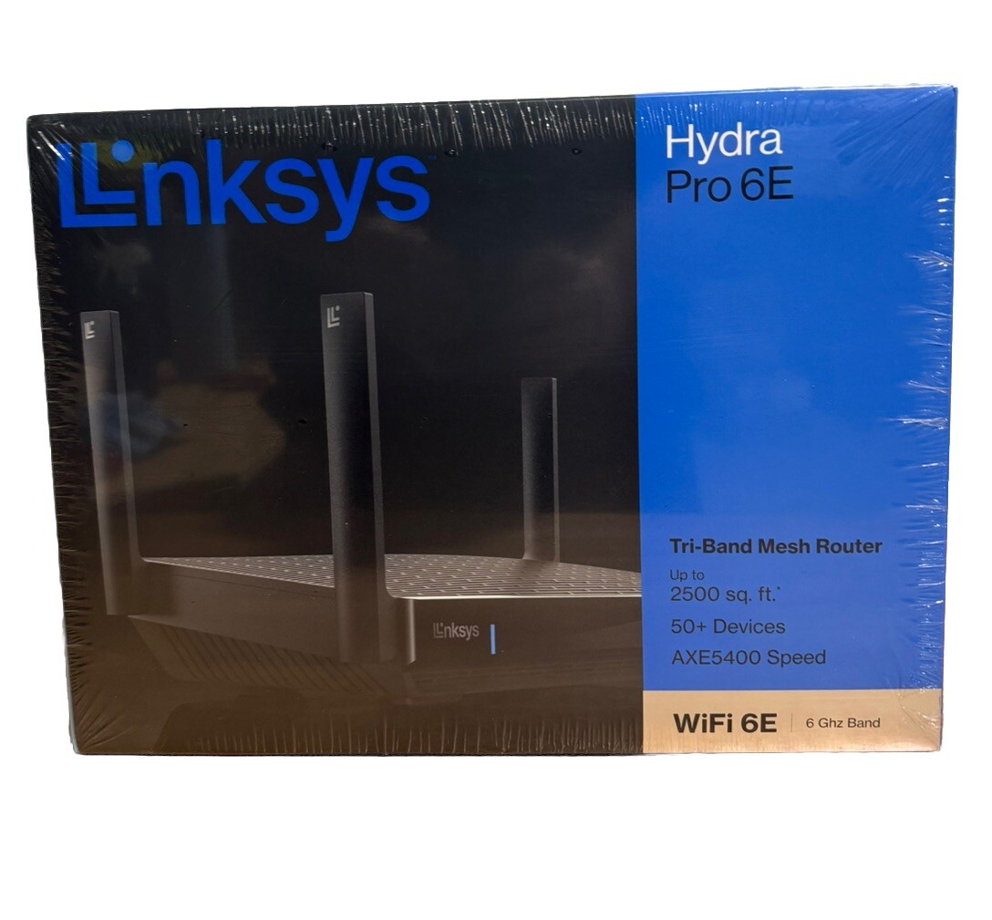 Linksys Hydra Pro 6E Tri-Band Mesh Router (WiFi 6E) (MR75MS) (NISB ...