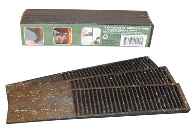 12 Composite leveling Shims 8" inx1.5" in Snap Off Timberwolf SHM1-12 ...