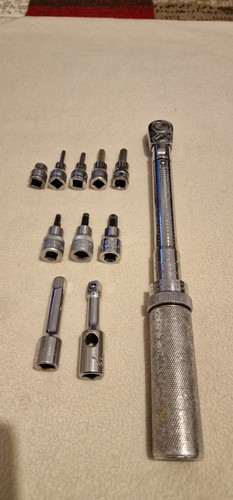 Snap-On Torque Wrench QJR 3250 A Vintage Click Type Including Various ...