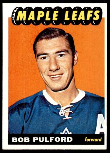 1965-66 Topps Bob Pulford #18 Toronto Maple Leafs | eBay