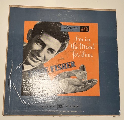 Eddie Fisher LP vinyl Record 10 in I'm in the Mood for Love RCA Victor ...