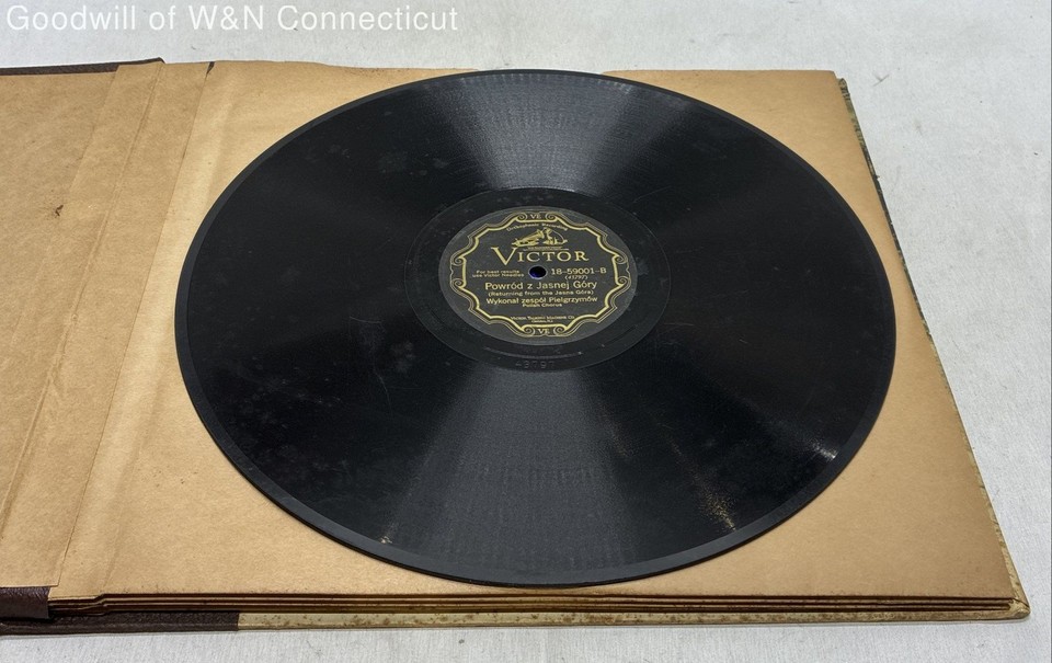78 RPM Shellac Record Album Lot Victor Columbia 1940s-50s Classical ...