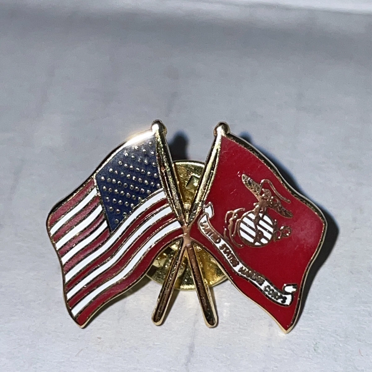 Crosses Marine American Flag