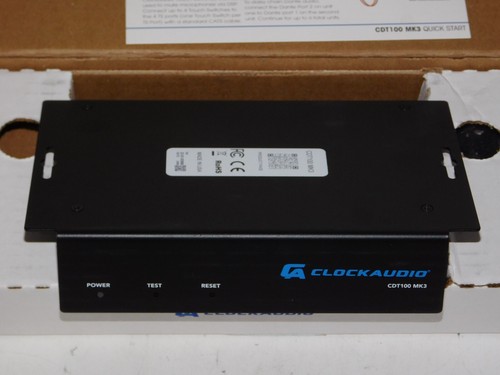 New Clock Audio Dante CDT 100 MK3 Transporter 4 Channel Mic Audio Input ...