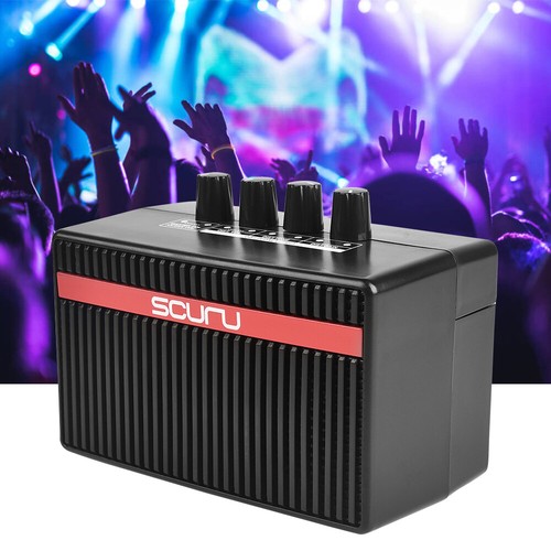 Scuru S1 5W Amplifier Guitar Cube AMP Output Built-in Rechargeable ...