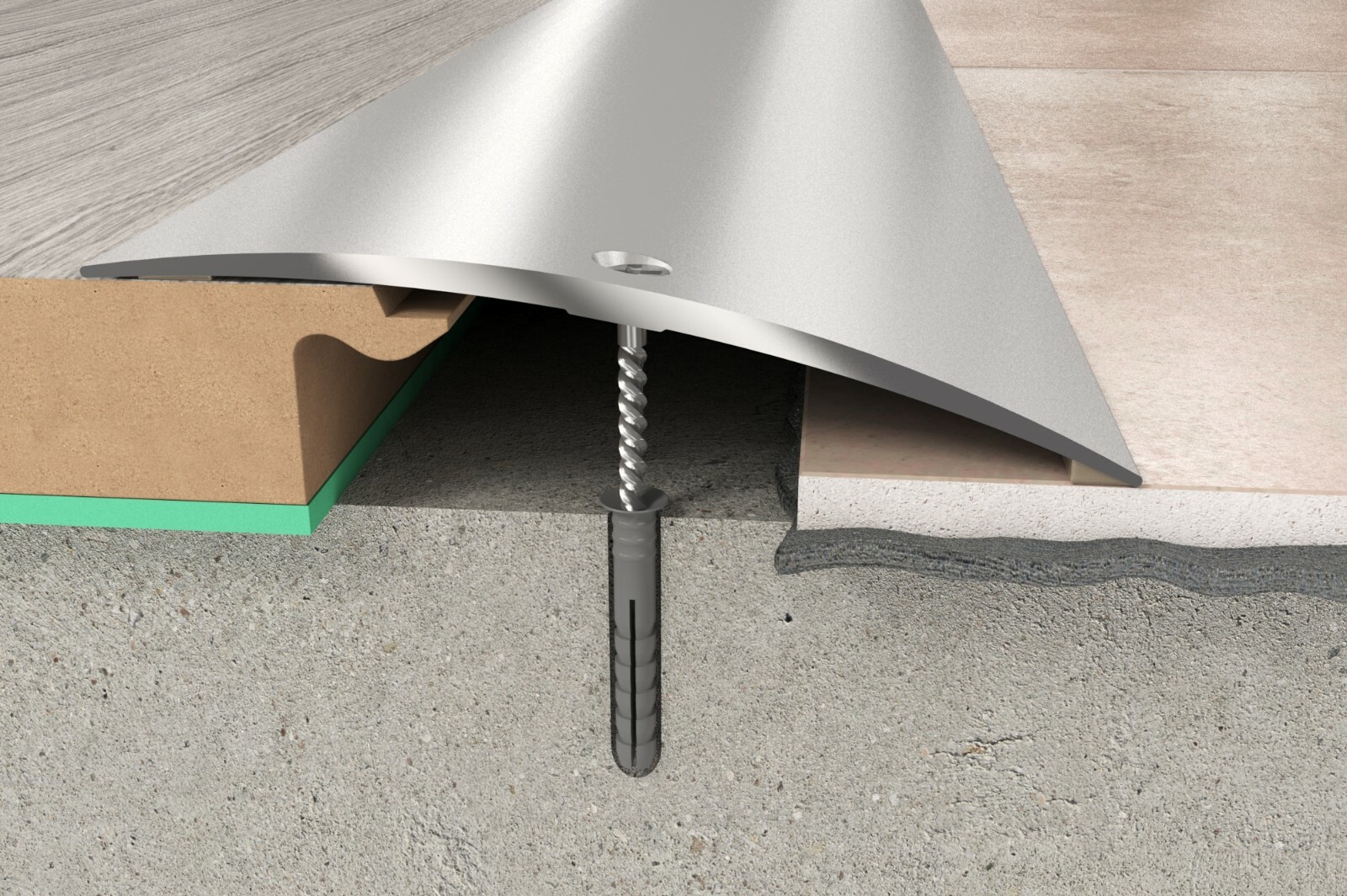 Ramp Edge Carpet To Floor 70mm Width Gap Cover - Vinyl/Wood/Laminate ...