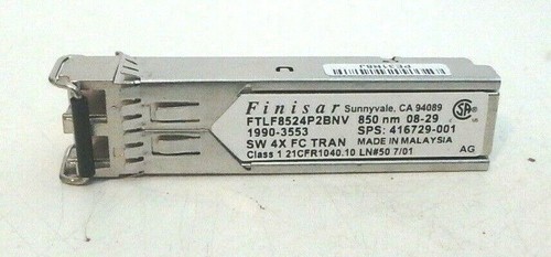 Finisar FTLF8524P2BNV 416729-001 4Gb ShortWave SFP Transceiver 5 Pack ...