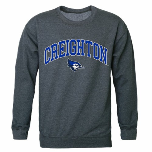 Creighton University Campus Sweatshirt Sweater Heather Charcoal | eBay
