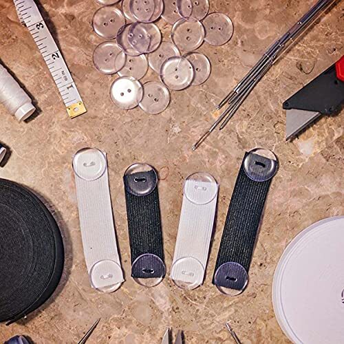 50Pcs Buttons 2 Hole, Resin Clear Buttons for Sewing and DIY Craft(1 ...