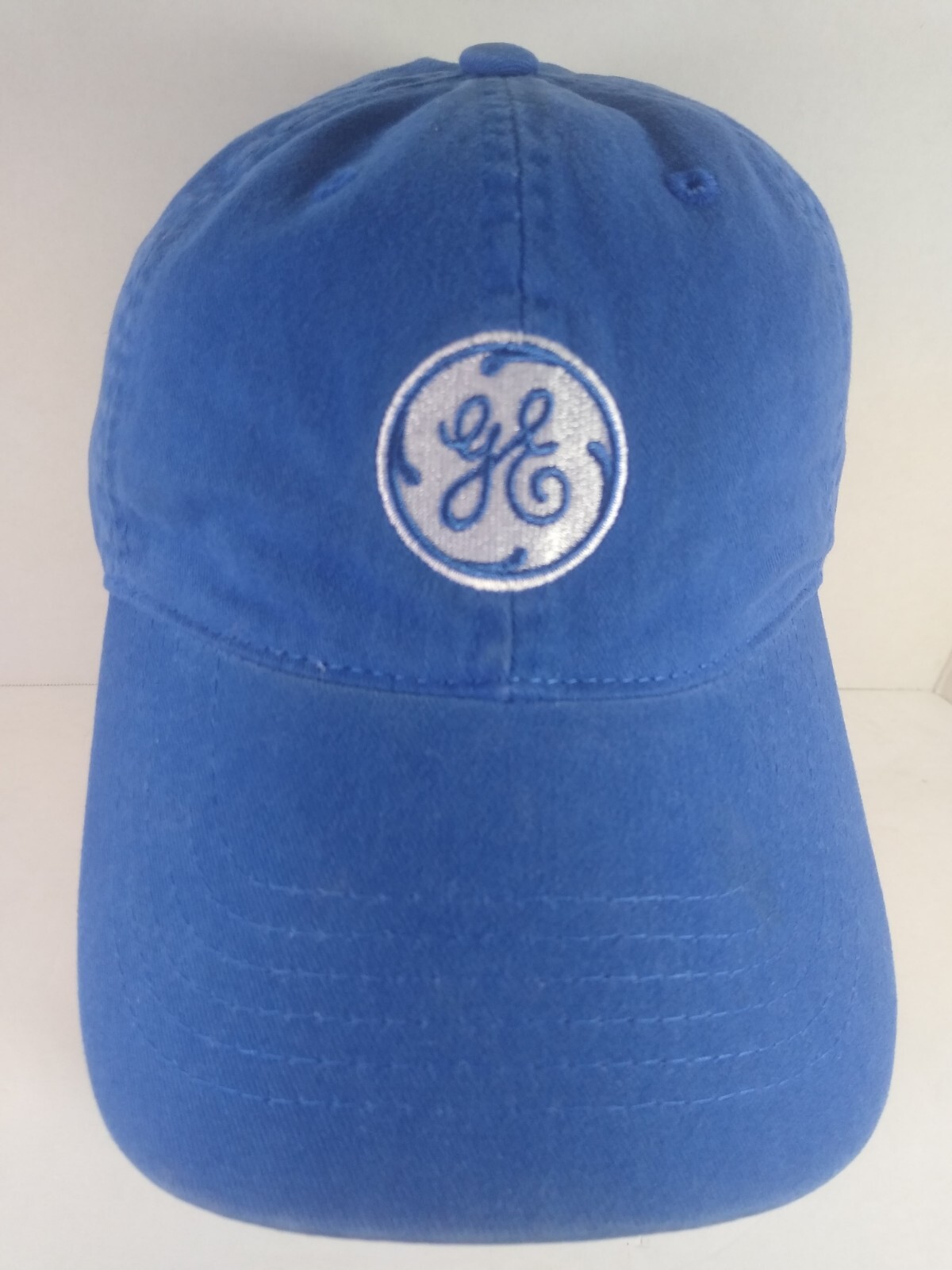GE General Electric Logo Hat Blue Adjustable Cap - Gem