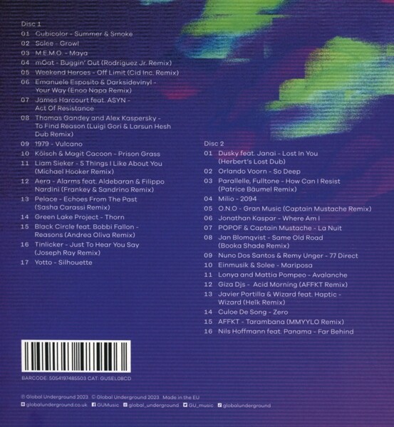 VARIOUS/GLOBAL UNDERGROUND - GLOBAL UNDERGROUND:SELECT #8 SOFTPAK 2 CD ...