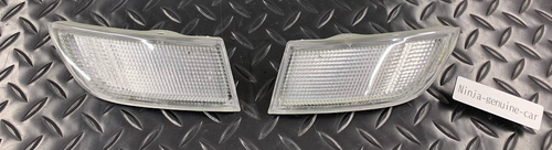 TOYOTA Genuine MR2 SW20 SW20L FRONT CLEAR CLEARANCE LAMP LENS Rh & Lh ...