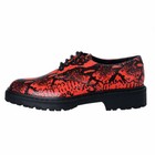 Saint Laurent Men's Red Snake Skin Print Leather Oxfords Shoes Sz 6 7 9 ...
