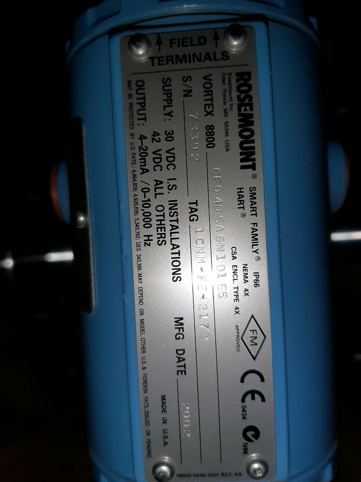 Rosemount new vortex 8800 | eBay