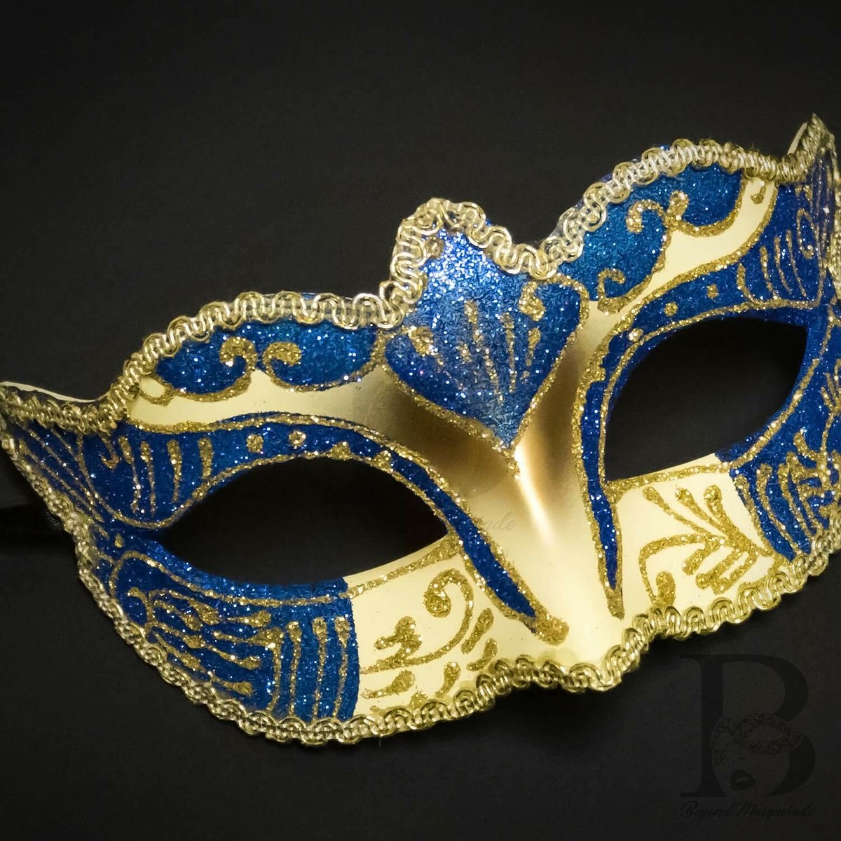 Royal Blue Masquerade Masks For Men