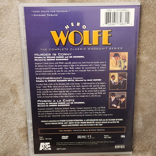 Nero Wolfe The Complete Classic Whodunit Series A&E -Replacement DVDs ...