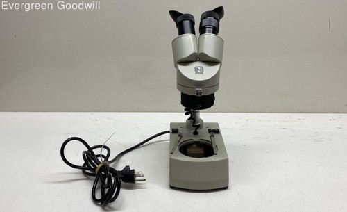 National Electric Light Binocular Microscope | eBay