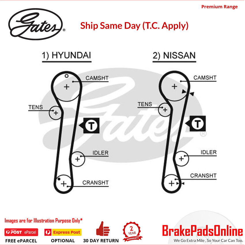 Timing Belt T278 for HYUNDAI Coupe RD | eBay